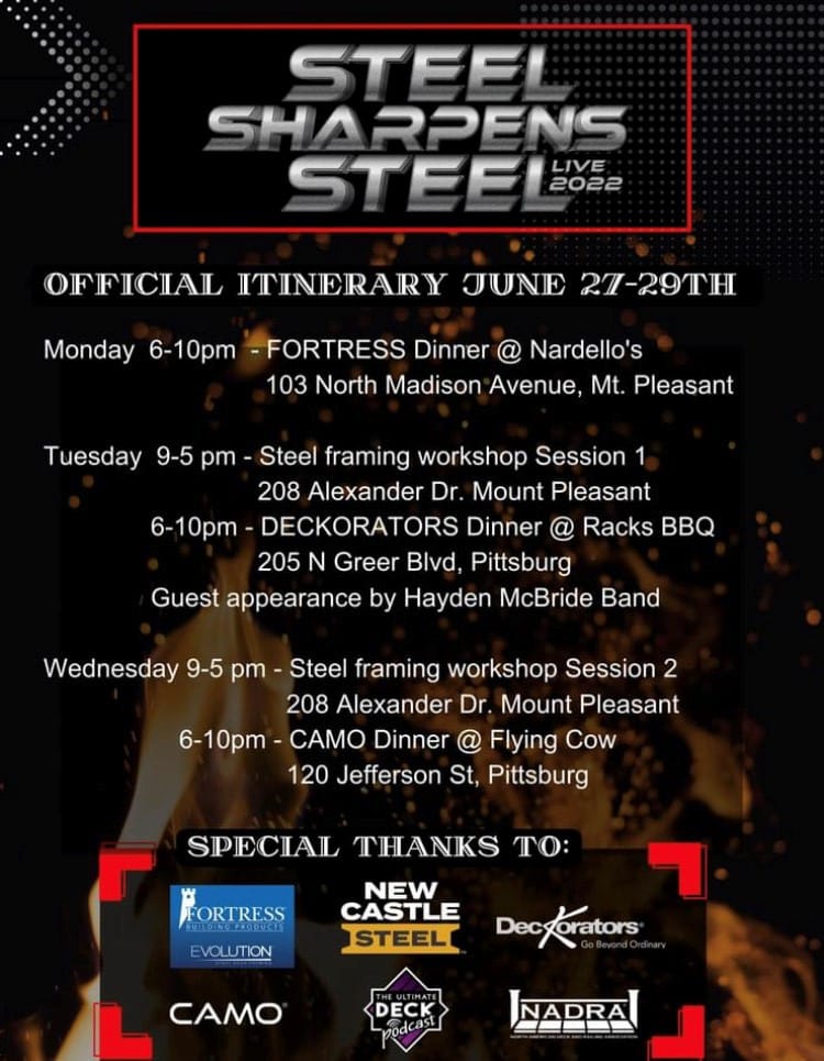 Steel Sharpens Steel Event Brings Industry Together