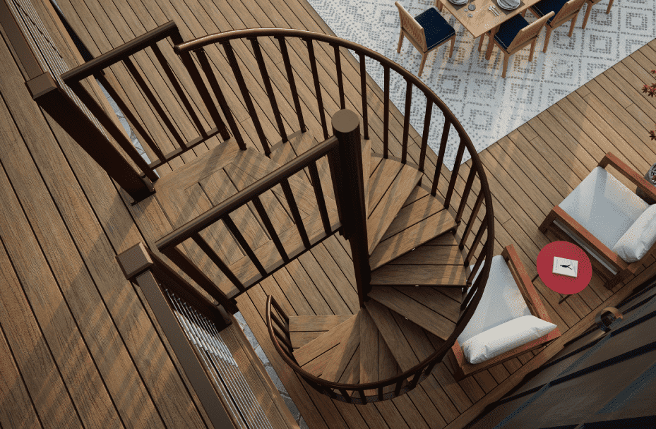 Paragon Tapped As Exclusive Provider of Trex Spiral Stairs